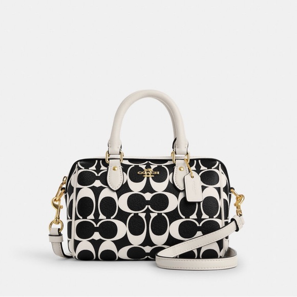 Coach | Bags | Coach Co96 Mini Rowan Crossbody In Signature Canvas | Poshmark